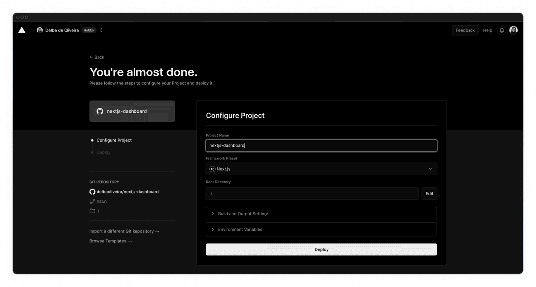 App Router: Setting Up Your Database | Next.js