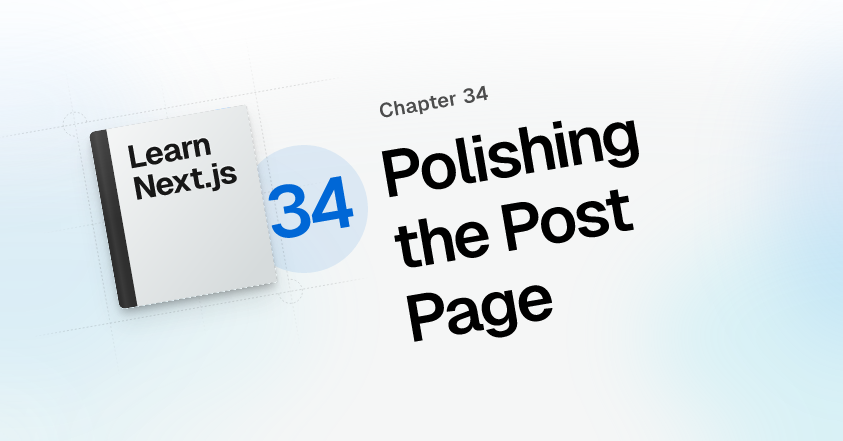 Pages Router: Polishing the Post Page | Next.js